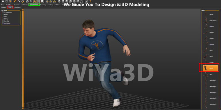 Character Animation with MakeHuman | Animation Tutorial | WiYa3D.com