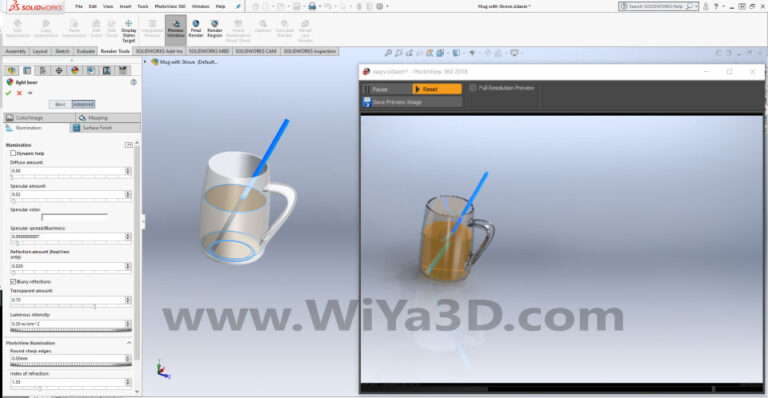 PhotoView 360 SolidWorks Rendering | WiYa3D.com