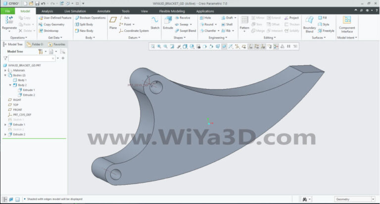 Topology Optimization - Generative Design in PTC Creo - WiYa3D.com